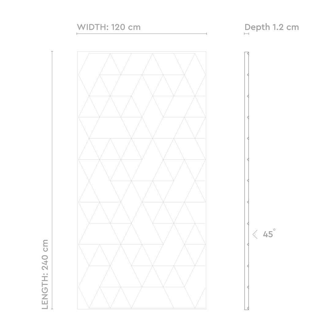 Triangle Pattern - Panel – Mute ae